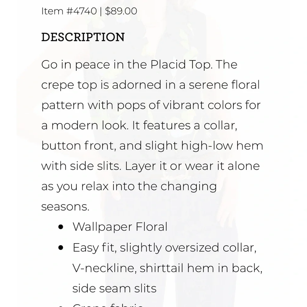CAbi | Tops | Cabi Placid Topnew | Poshmark